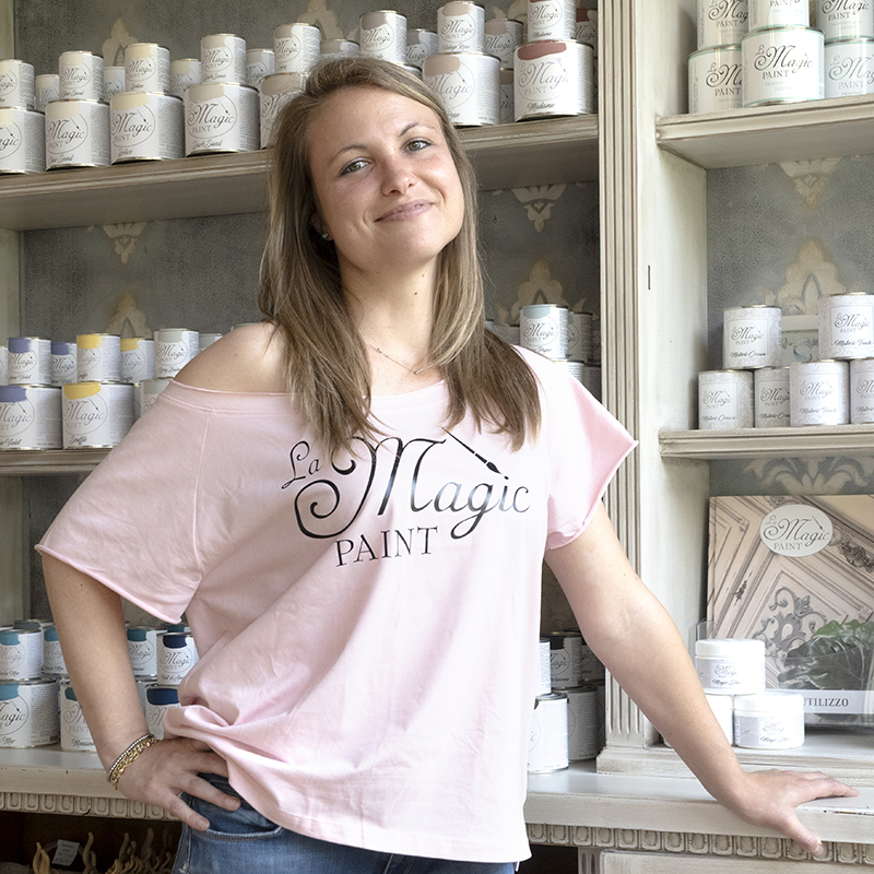 T-shirt magic Paint creatività ispirazione e restyling.